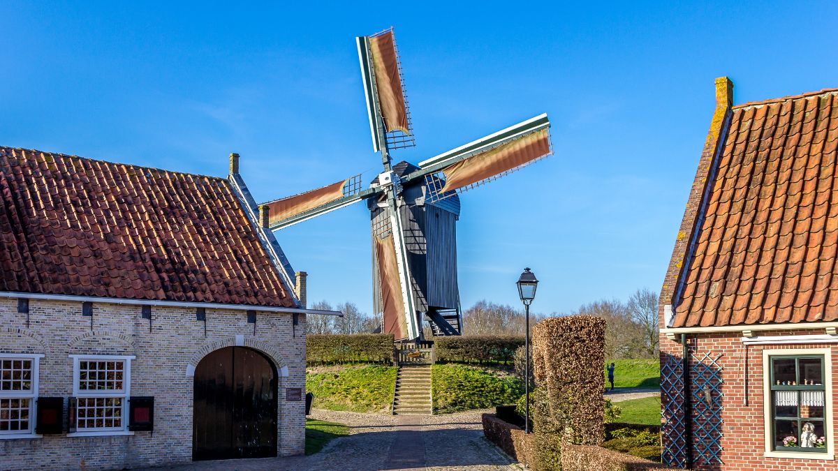 Fort Bourtange in the Netherlands: Historic Star-Shaped Fortress